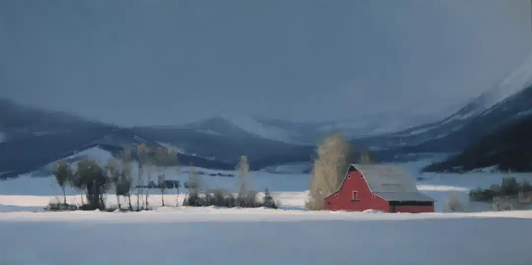 Sunlight on a Red Barn